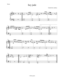 Hey Jude (easy piano) Official Sheet Music Download - Mike Rizk | Music ...