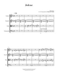 Jolene | Sheet Music | Dolly Parton | Cello,String Quartet,Viola,Violin ...
