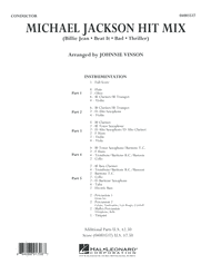 Michael Jackson Hit Mix - Conductor Score (Full Score) Official Sheet ...