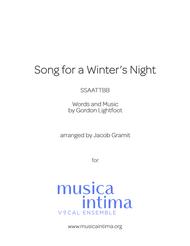 Song For A Winter's Night | Sheet Music | Sarah McLachlan for Choir ...