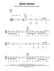 Splish Splash Official Sheet Music Download - Mike Rizk | Music ...