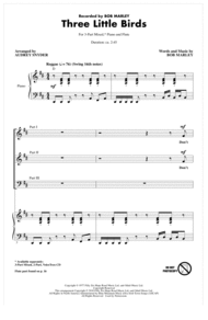 Three Little Birds 3-Part Mixed choir Sheet Music - Mike Rizk | Music ...